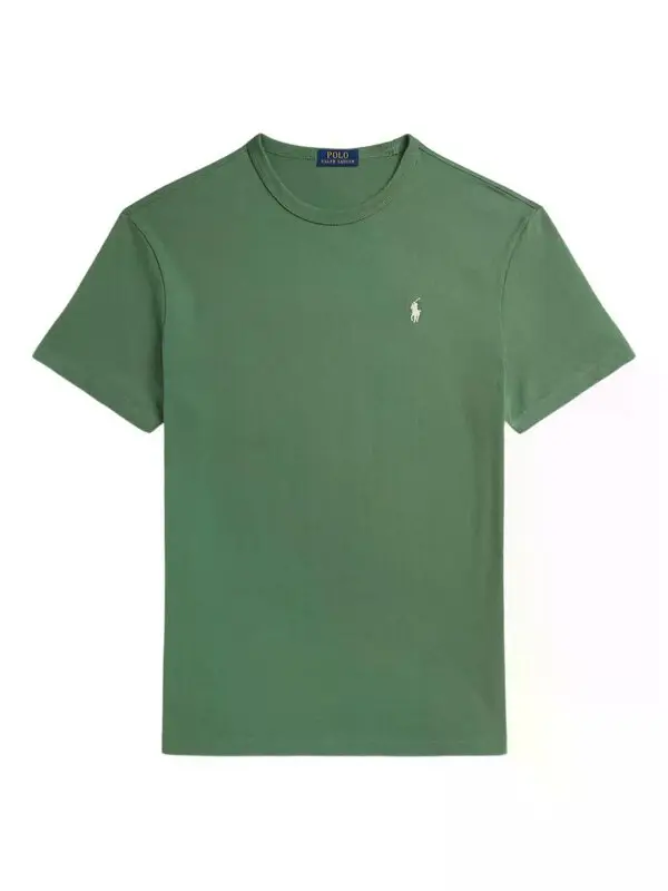 Ralph Lauren Logo-embroidered Crew-neck T-shirts - Green