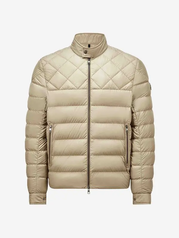 Moncler Tuile Quilted Down Jacket - Beige