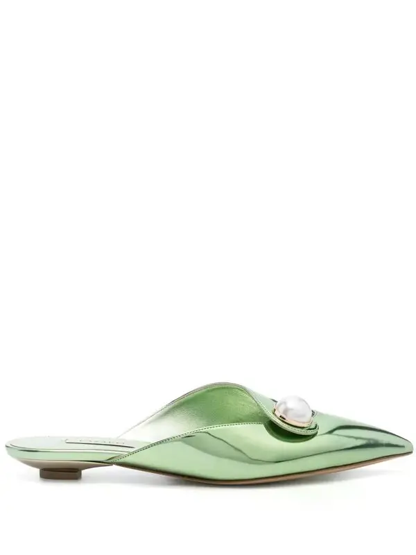 Casadei Blade Flat Mules