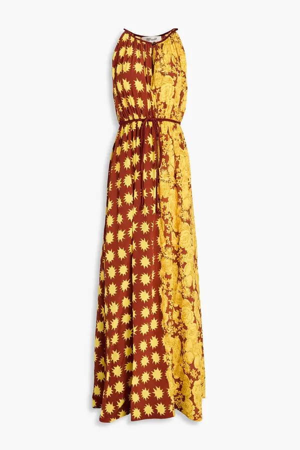 Diane Von Furstenberg Darla Printed Maxi Dress