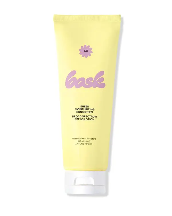 BASK SUNCARE Sheer Moisturizing Lotion Spf 50 Sunscreen 3.4 Oz