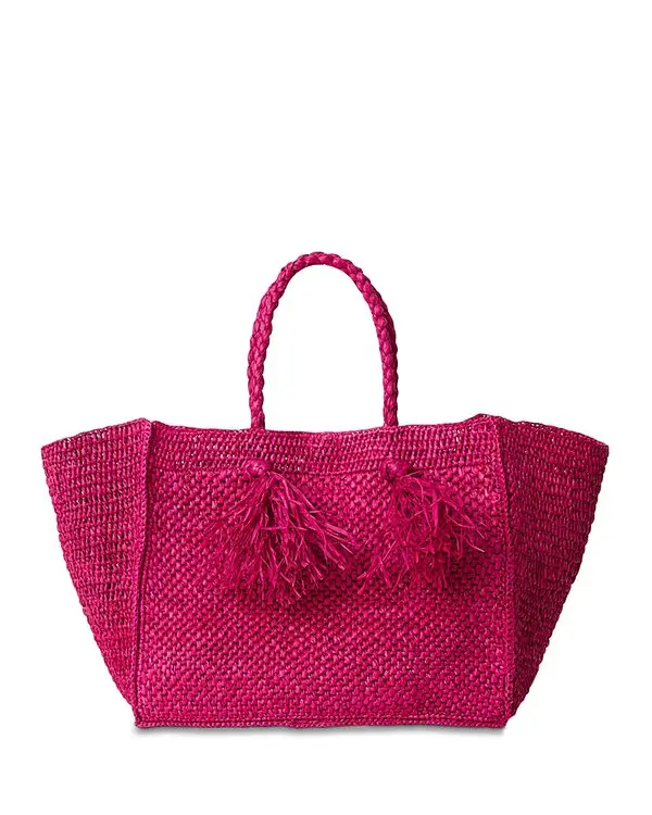 BTB LOS ANGELES Lucas Large Tote - Fuchsia