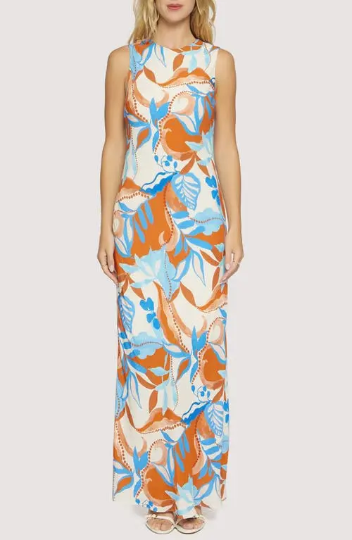 LOST + WANDER Bask In Capri Maxi Dress