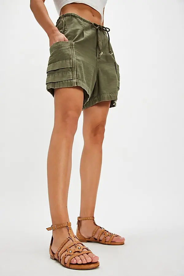 Free People Jade Gladiator Sandals - Cognac
