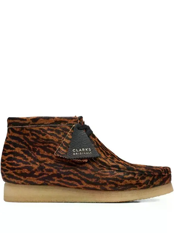 Clarks Originals Wallabee Tortoiseshell Boots - Brown