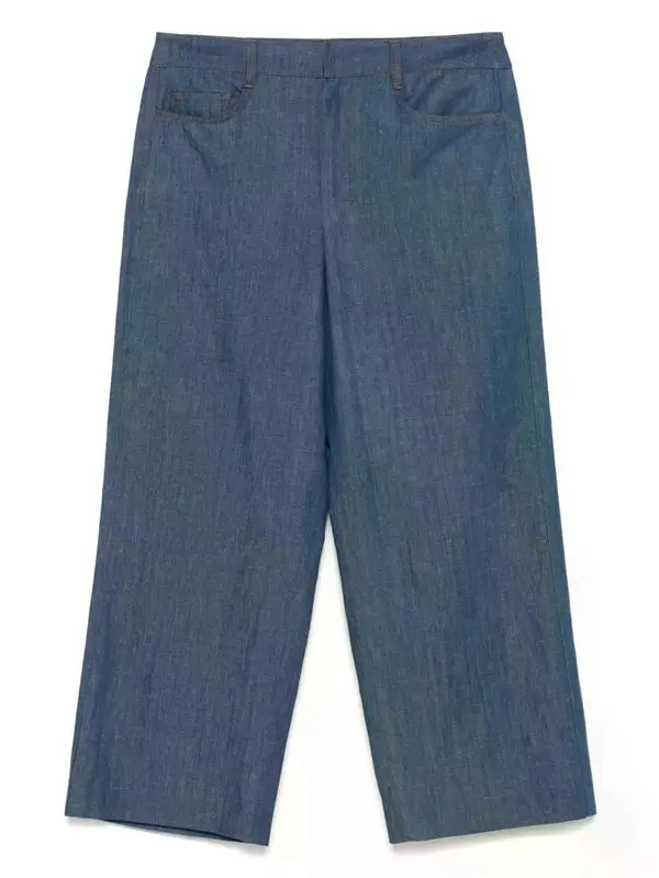 Max Mara Logo-patch Trousers