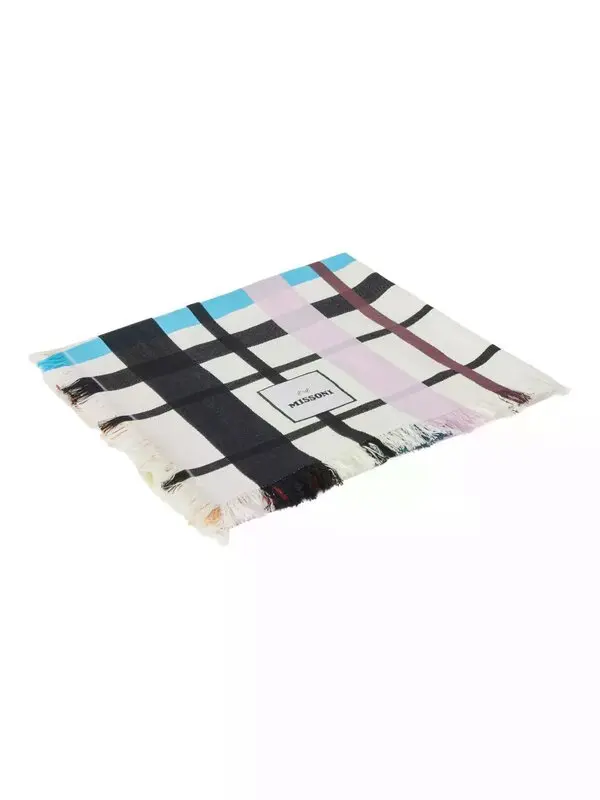 Missoni Scozzese Plaid-patterned Beach Towel