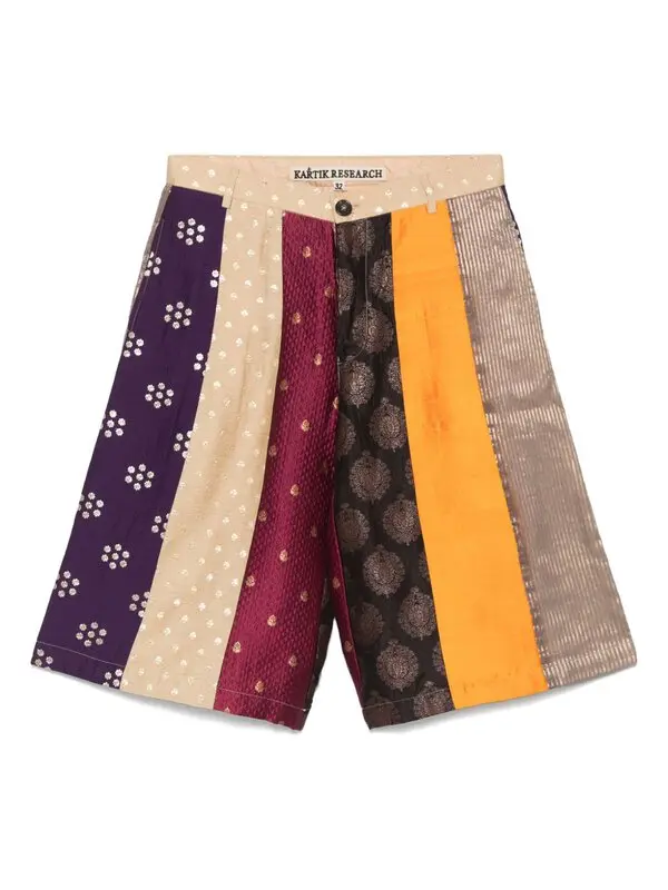 KARTIK RESEARCH Patterned Jacquard Shorts