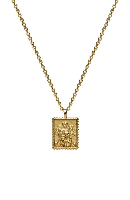 AWE INSPIRED Mini Lilith Pendant Necklace - Gold Vermeil