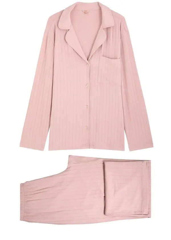 Eberjey Gisele Ribbed Jersey Pyjama Set