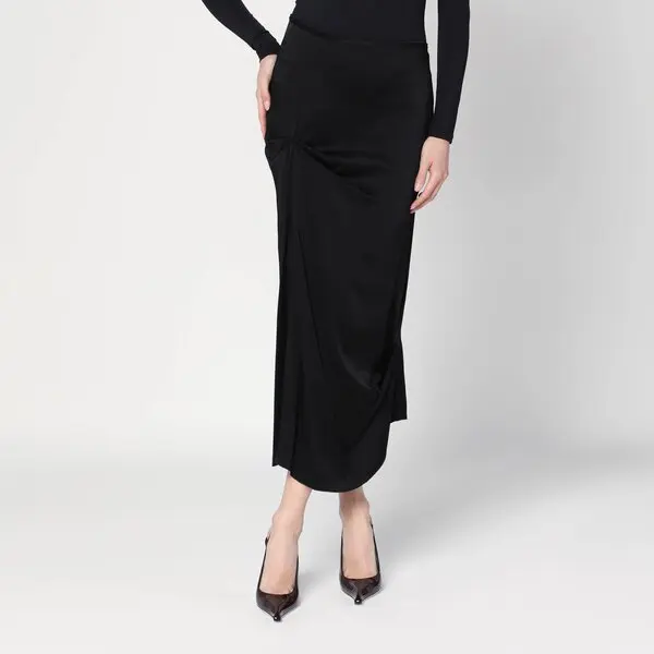 Victoria Beckham Midi Skirt With Draping