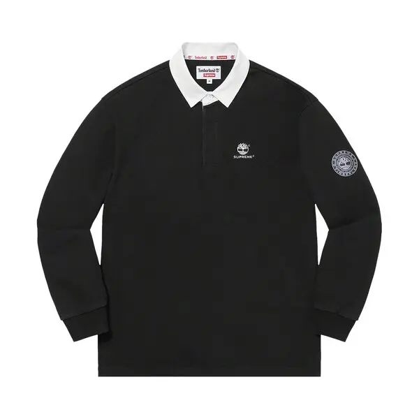 Supreme X Timberland Rugby Shirt - Black