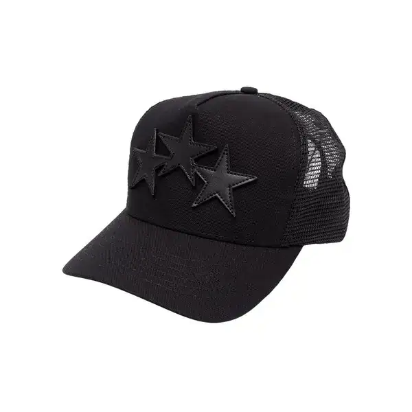 Amiri Star-Appliqué Cap - Black | Editorialist