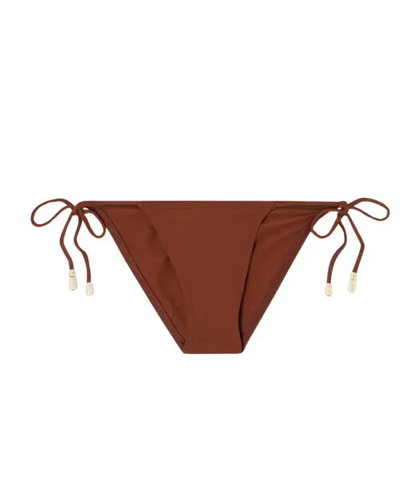ERES Exquise Embellished Bikini Briefs - Brown