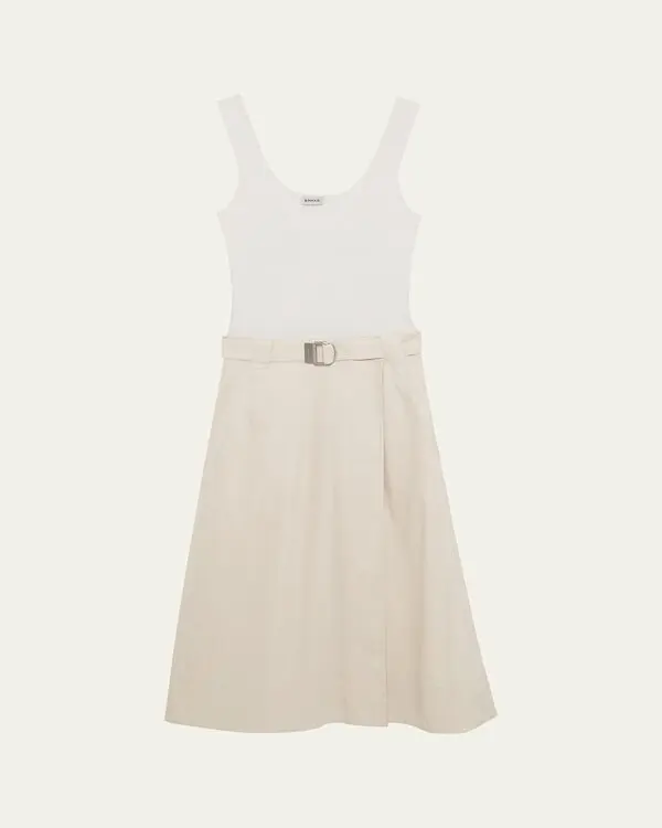 Simkhai Camden Tank Midi Dress - White Multi