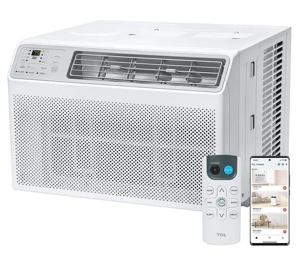 TCL 8,000 Btu Smart Window Air Conditioner With Remote