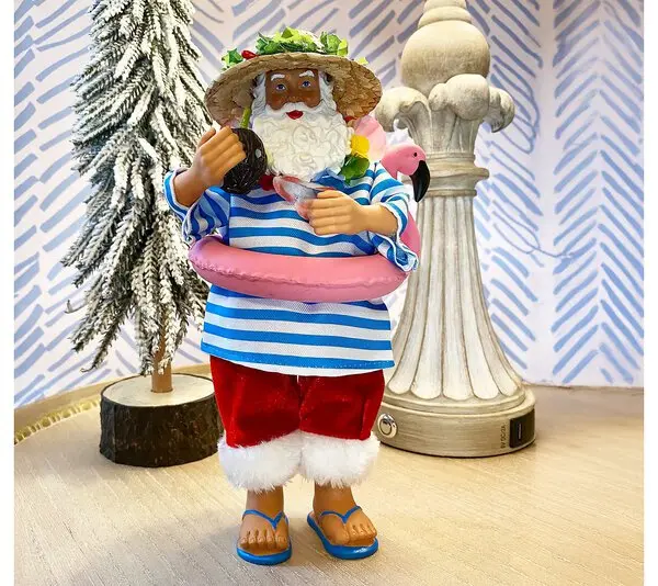 SANTA'S WORKSHOP 10' Swimming Santa