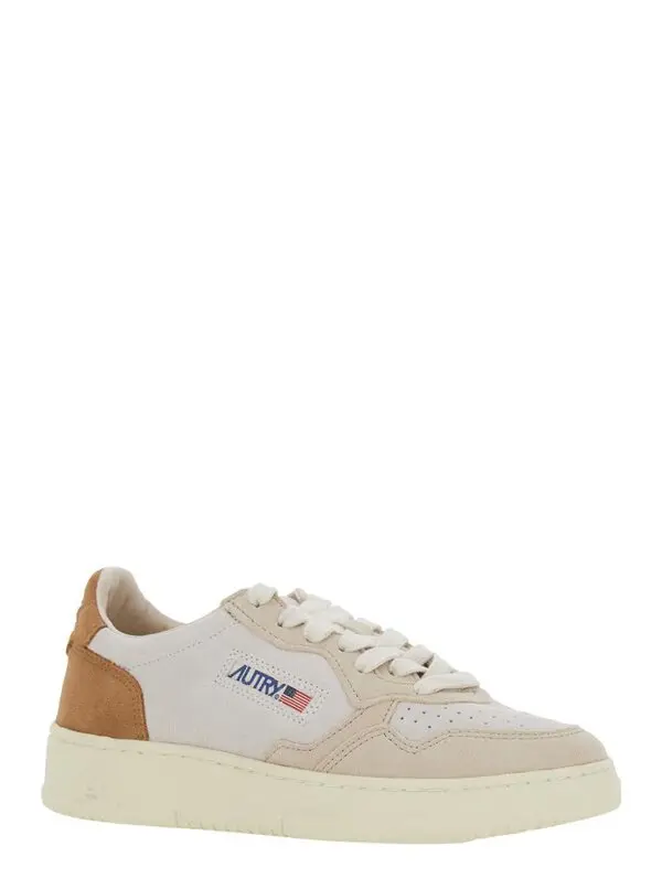 AUTRY Medalist Low Top Sneakers With Logo - Brown
