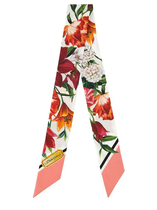 Dolce & Gabbana Printed Twill Bandeau - Multicolour