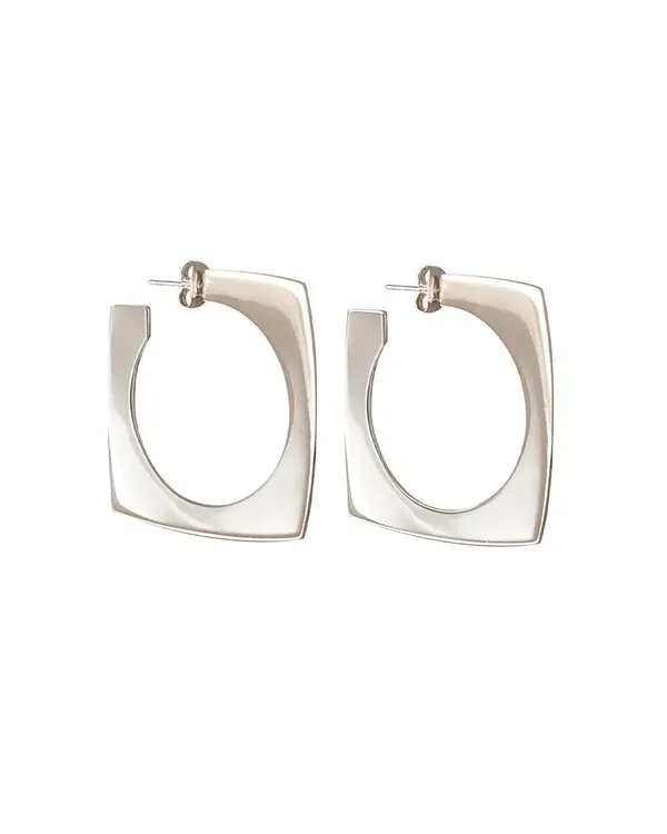 CXC Aldaba Slim Hoop Earrings