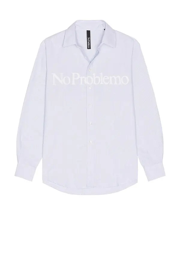 NO PROBLEMO Long Sleeve Stripe Shirt