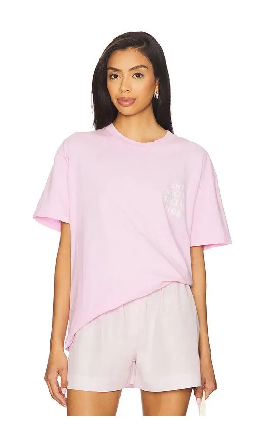 ANTI SOCIAL SOCIAL CLUB Mind Game Weathered Tee - Pink