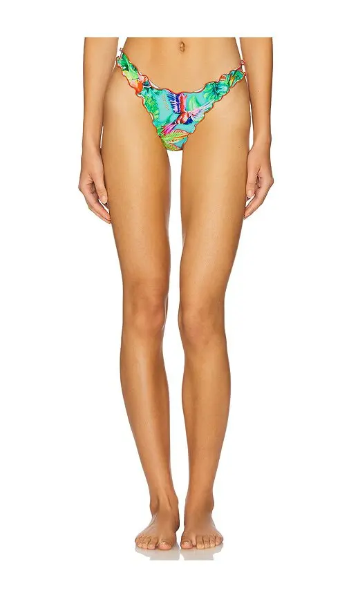 Luli Fama High Leg Brazilian Bikini Bottom