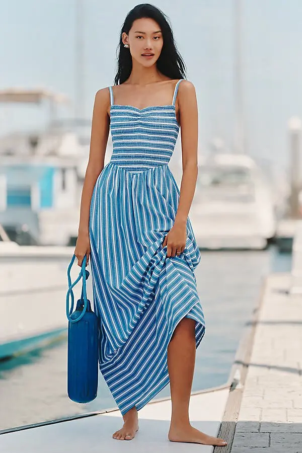 slim fit dress slacks Cotton fitted maxi dress with a turtleneck ekri FG680 – Sweden Online Shop main image 1