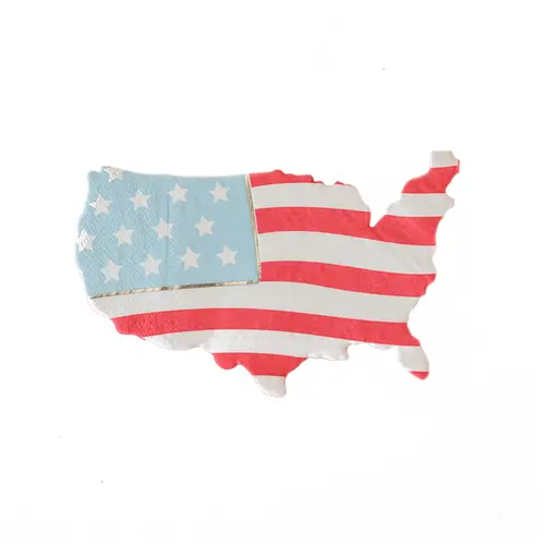 JOLLITY & CO American Flag Large Napkins