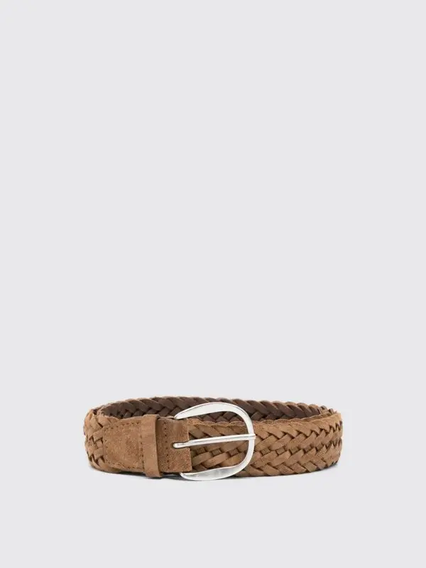 ORTIGNI Braided Belt - Brown