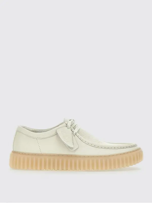 Clarks Brogue Shoes - White