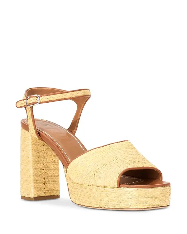 Staud Jodie Platform Sandals - Natural