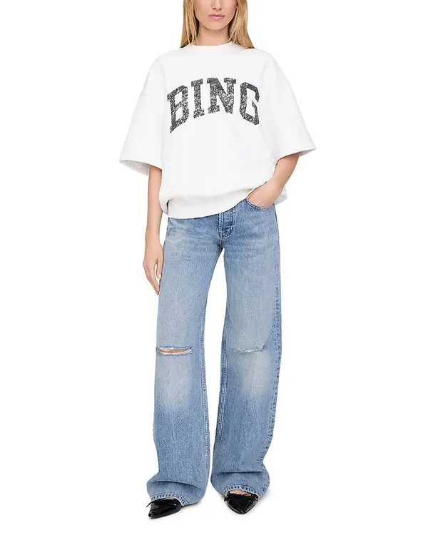 ANINE BING Jay Logo Sweatshirt
