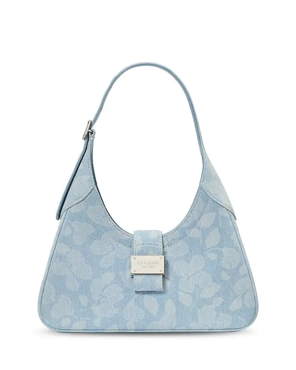 Kate Spade New York Printed Denim Small Shoulder Bag