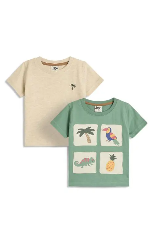 JOJO MAMAN BEBE Assorted 2-pack Cotton T-shirts