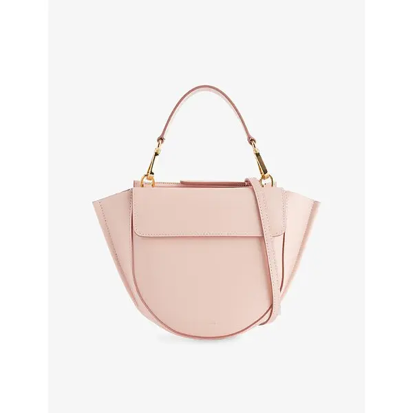 WANDLER Hortensia Mini Leather Top-handle Bag - Rose Petal