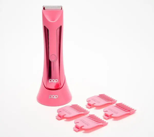 POP SONIC Edge Rechargeable Shaver With 4 Attachments