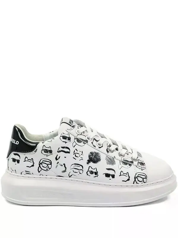 Karl Lagerfeld Icon Nft Capri Graffiti Sneakers