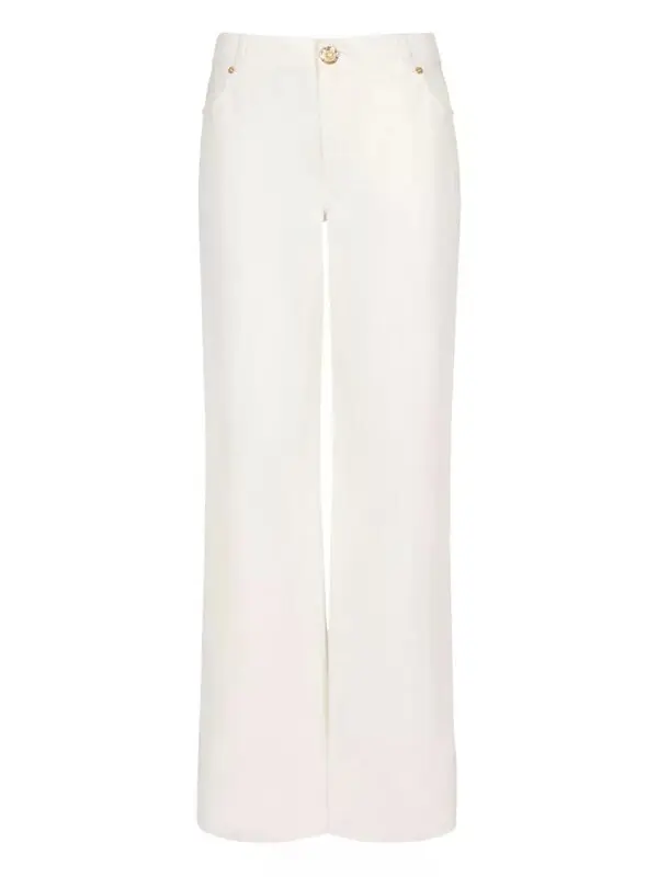 Balmain Logo-patch Jeans