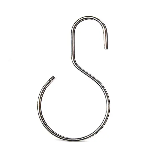 QUIET TOWN Venice Shower Hooks Set Of 12 - Silver