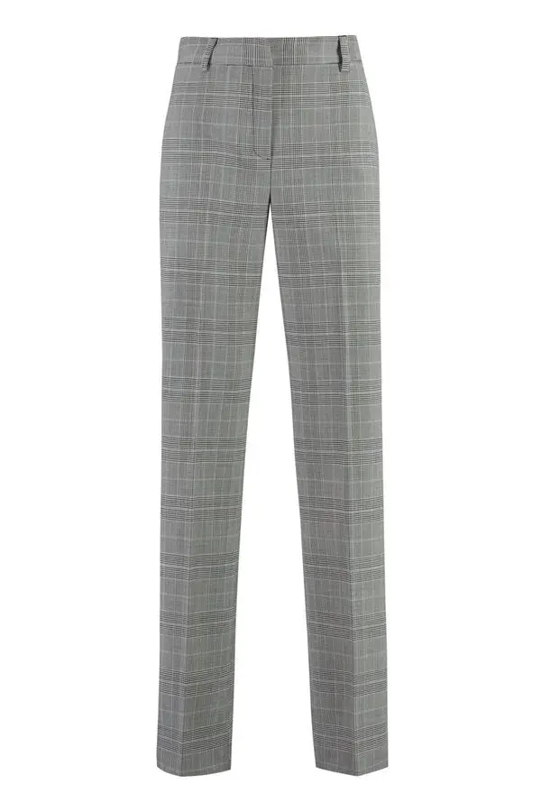 PT TORINO Prince-of-wales Checked Trousers