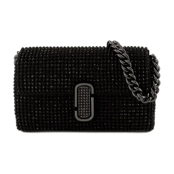 Marc Jacobs The Mini J Marc Shoulder Bag - Black