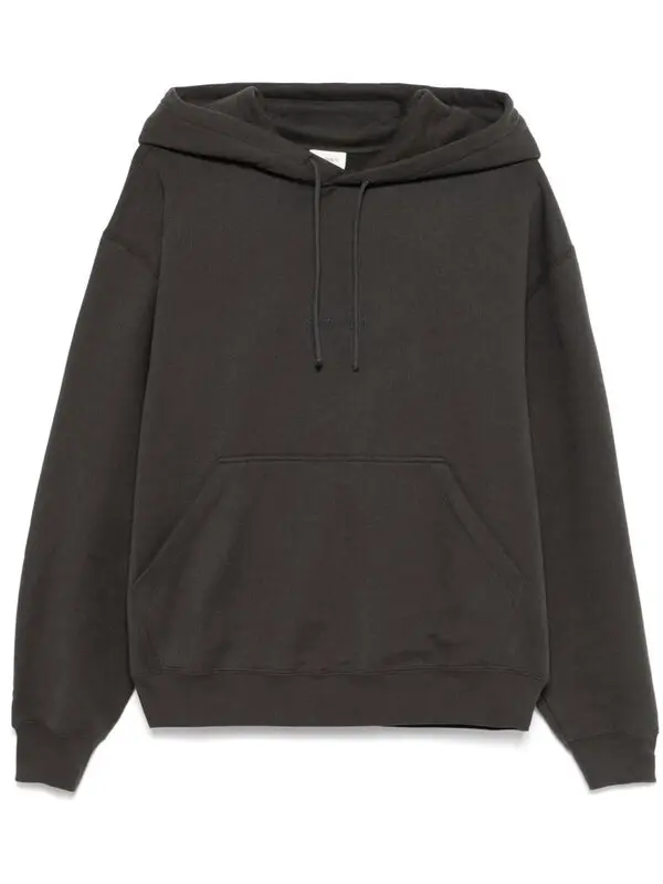 Saint Laurent Cotton Hoodie - Grey