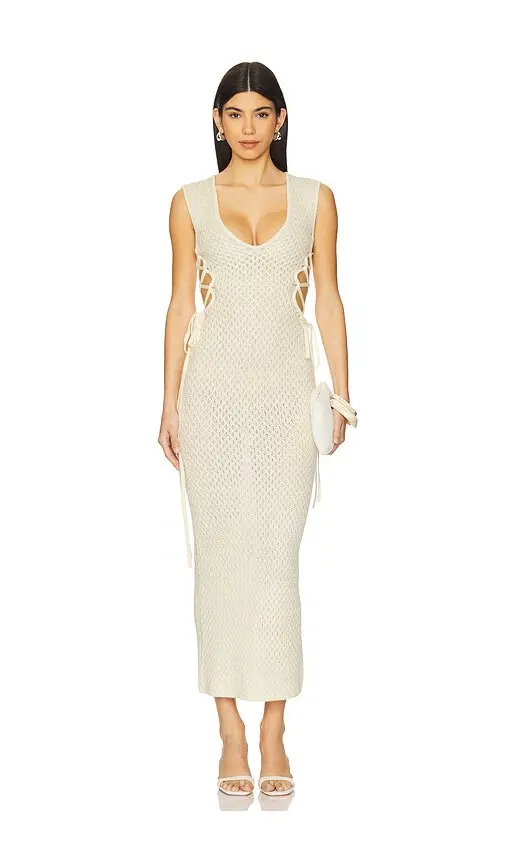 MICHAEL COSTELLO Kyle Maxi Dress - Ivory
