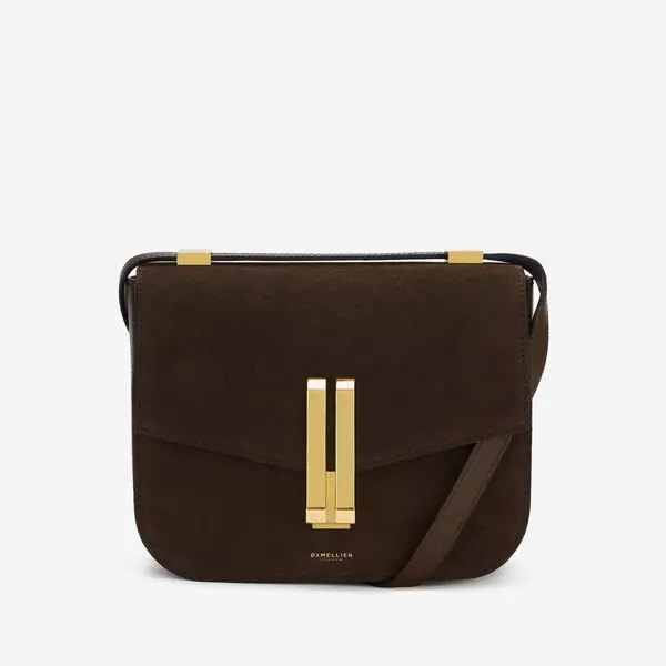 DEMELLIER The Vancouver - Mocha Suede & Mocha Smooth