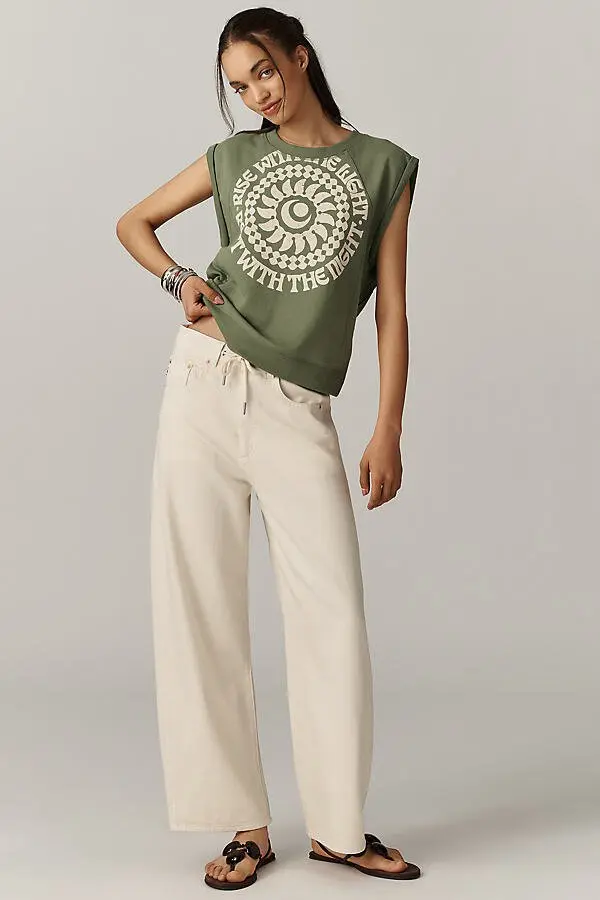 PILCRO Real Fun, Wow! Graphic Muscle Tee
