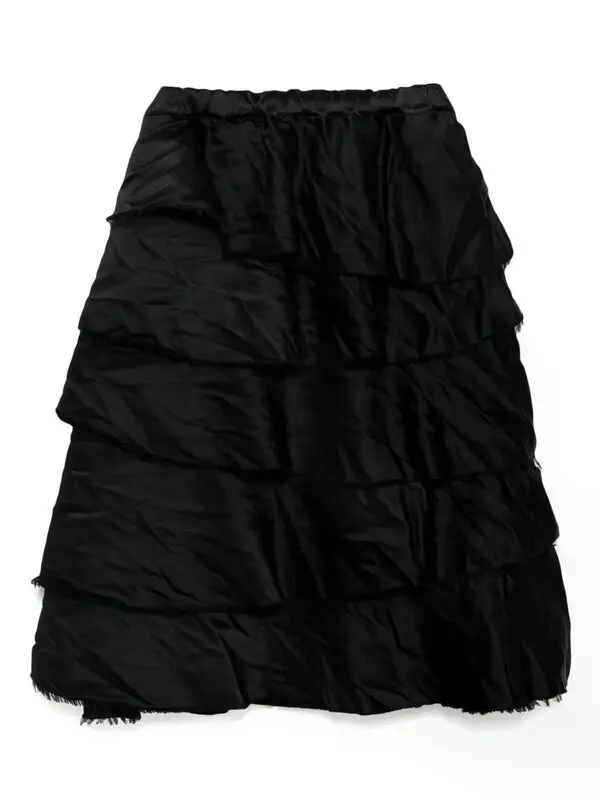 BLACK COMME DES GARÇONS Layered Skirt