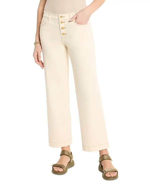 NIC+ZOE High-rise Wide-leg Ankle Jeans