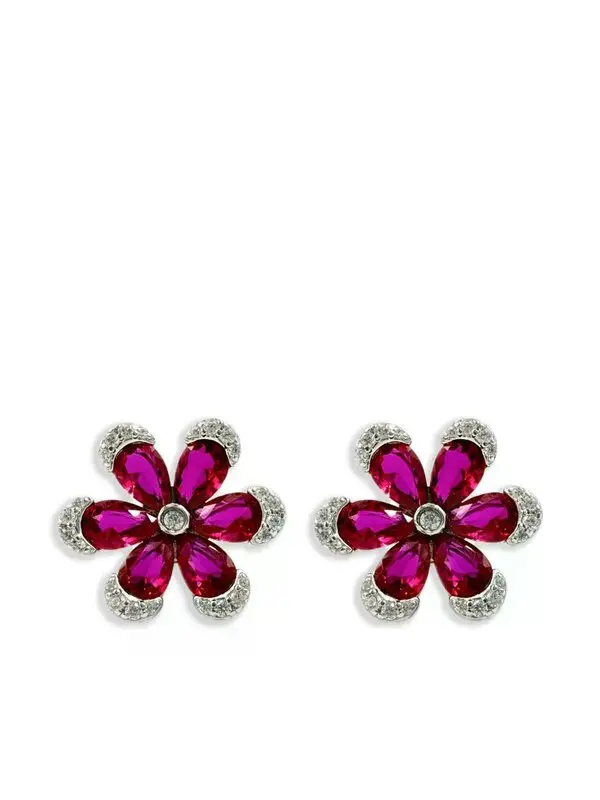 JUWELINA PARIS Ruby Rose Earrings