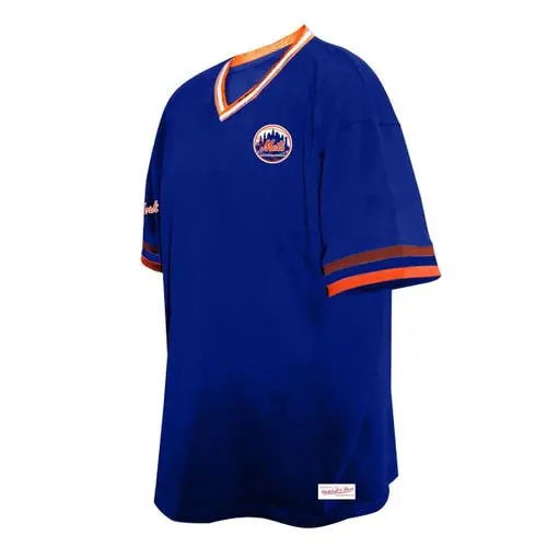 Mitchell & Ness New York Mets Big & Tall V-neck T-shirt - Royal